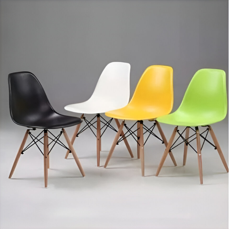 Strong Plastic Eames Chair - Pramukh Furniture
